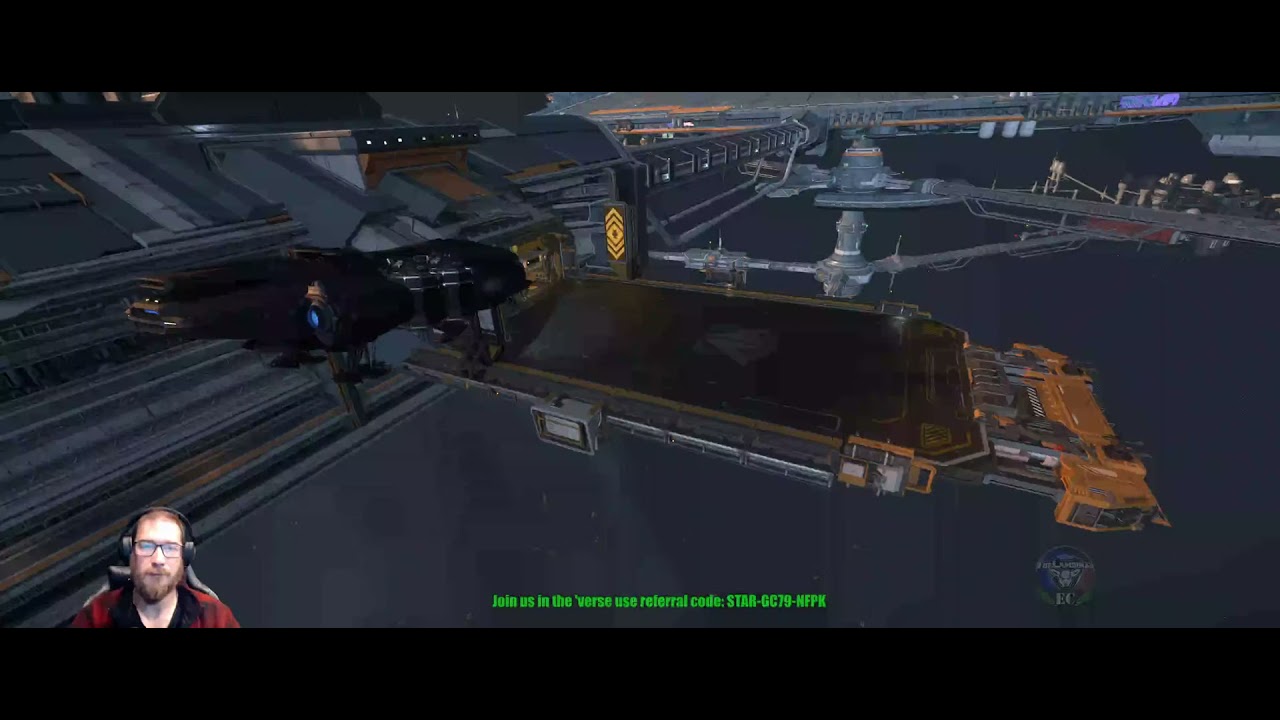 Star Citizen 3.16 prospector with Aphorite paint landing at CRU-L1 ...