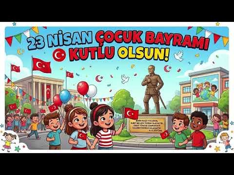 23 Nisan Ulusal Egemenlik ve Çocuk Bayramı 🎈 | Eğlenceli Animasyon Çocuk Videosu