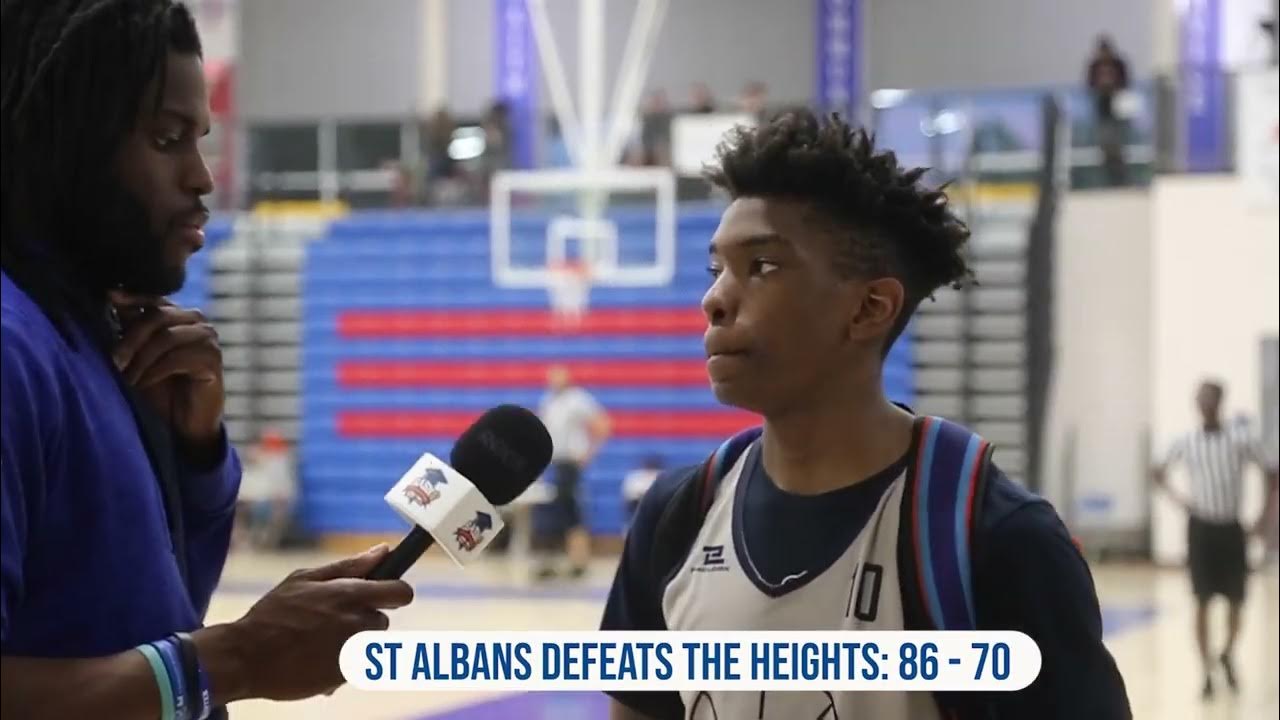 DMV Hoop Session Interviews St Alban's Jaylen Wills - YouTube