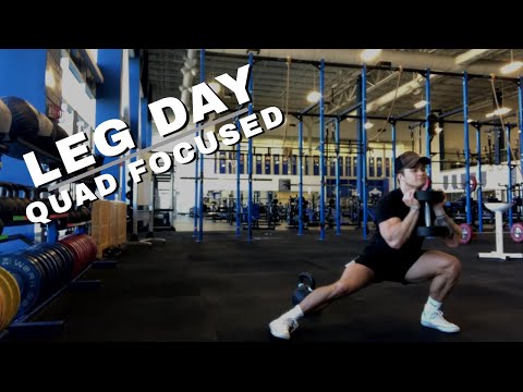 QUAD FOCUSED Leg Day | Voiceover - YouTube