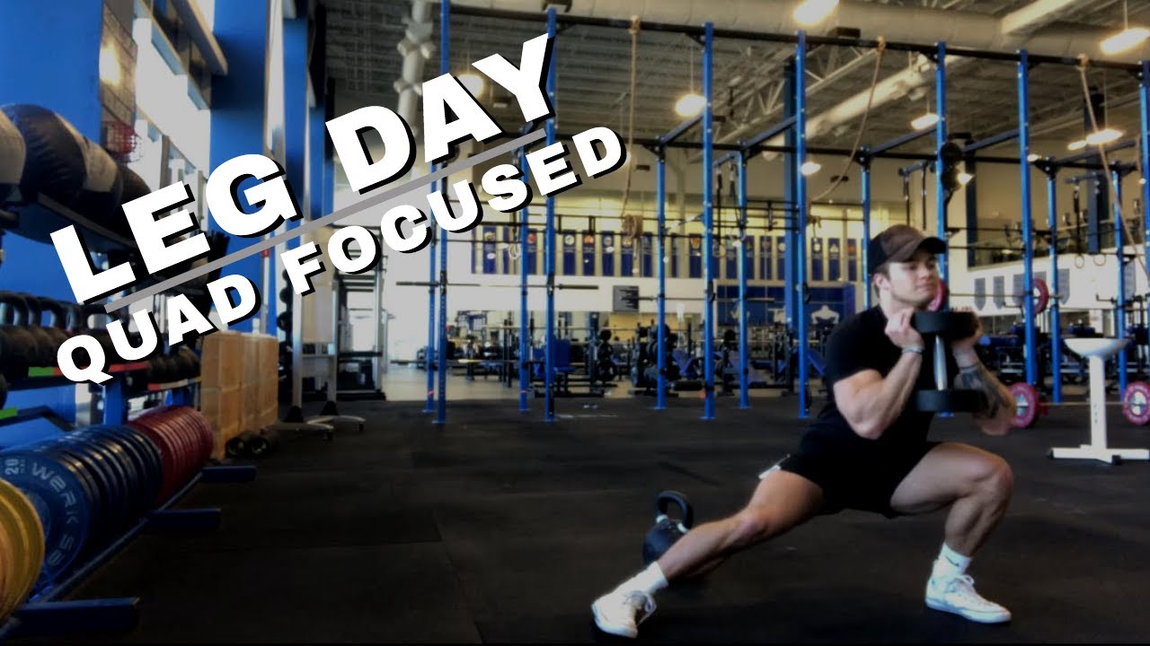 QUAD FOCUSED Leg Day | Voiceover - YouTube