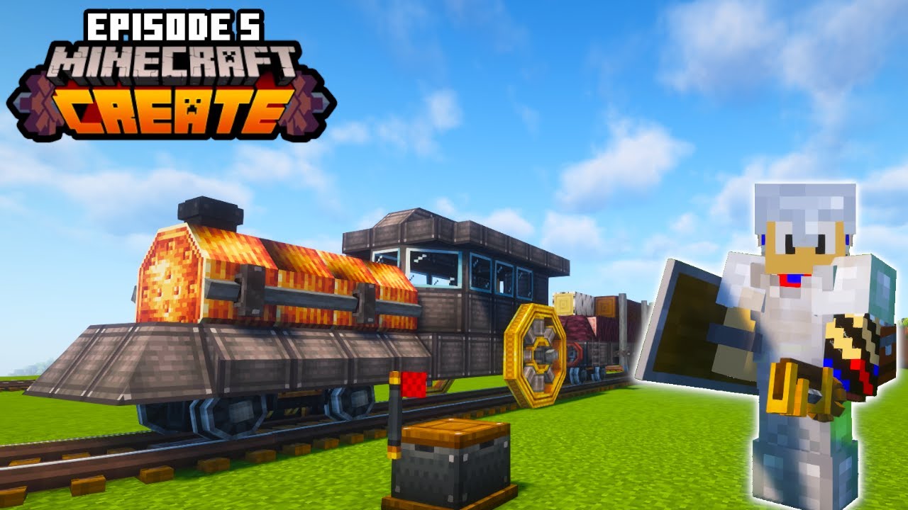 I Made A MASSIVE WOOD FARM In Minecraft Create Mod [Create episode 5 ...