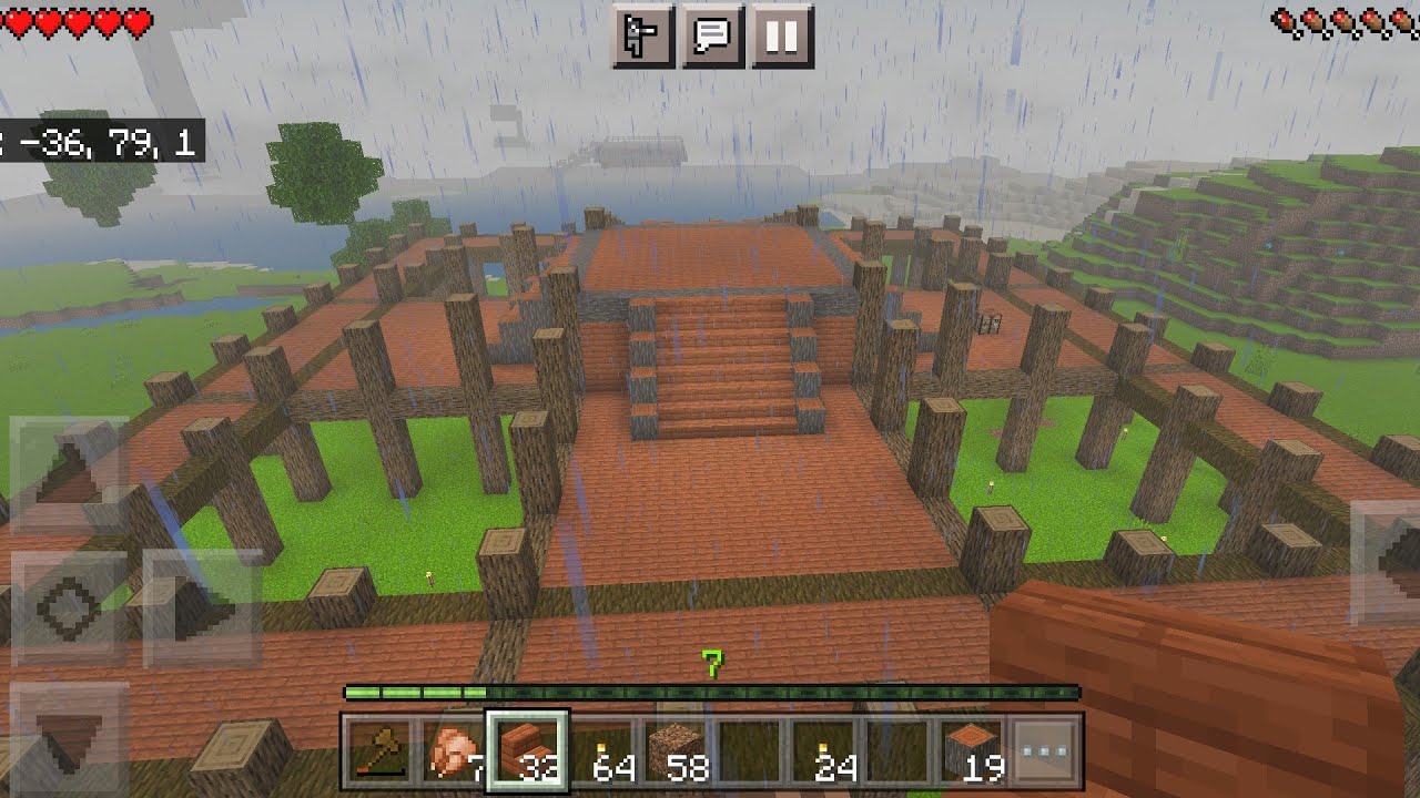 Making a temporary Base Design | Minecraft PE Day 2 | Takx - YouTube