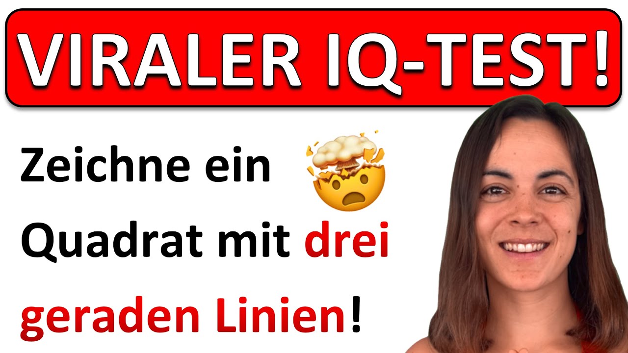 Ein Quadrat Mit Drei Strichen