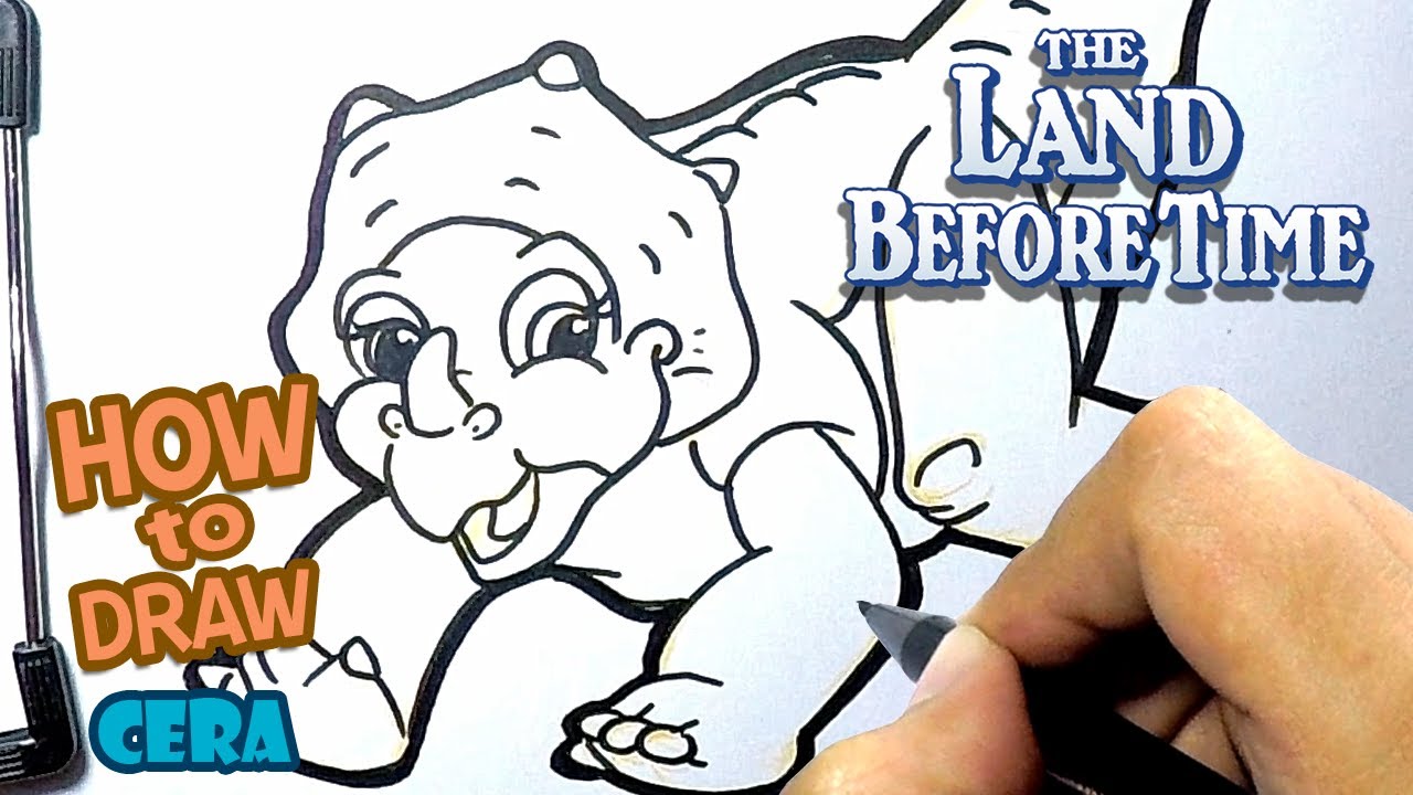How to Draw The land Before time | Drawing Cera - YouTube