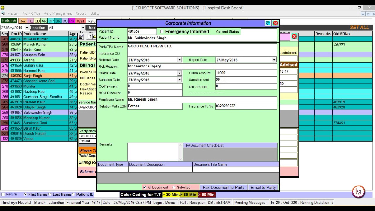 How to create IPD bill Insaurance - YouTube