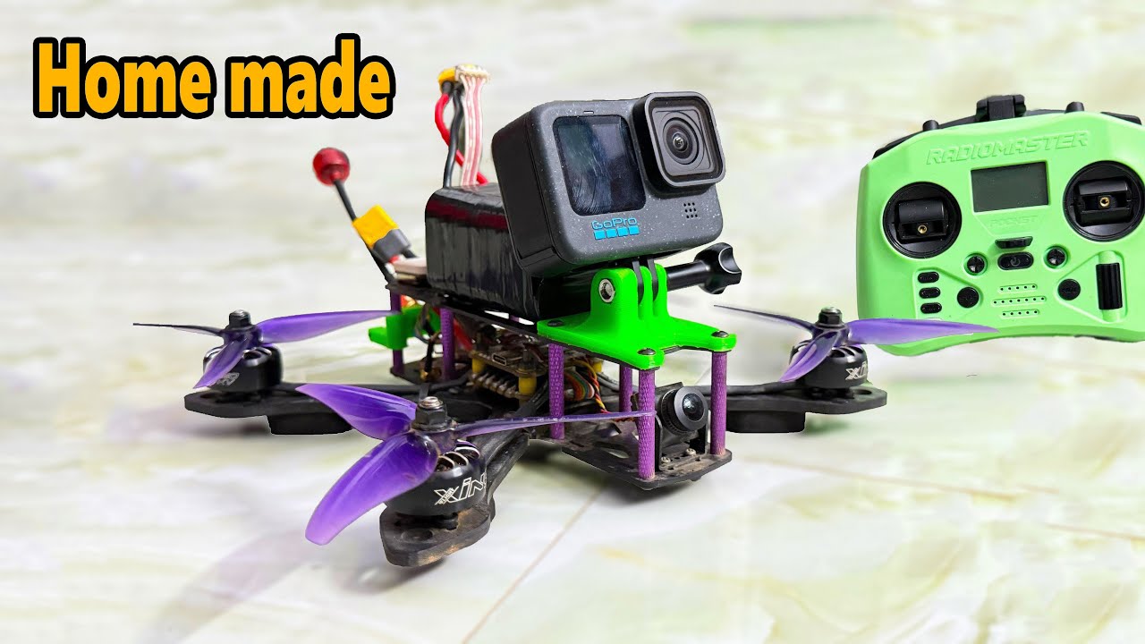 কিভাবে ড্রোন বানায় ? Full Drone making process , Make your own FPV ...