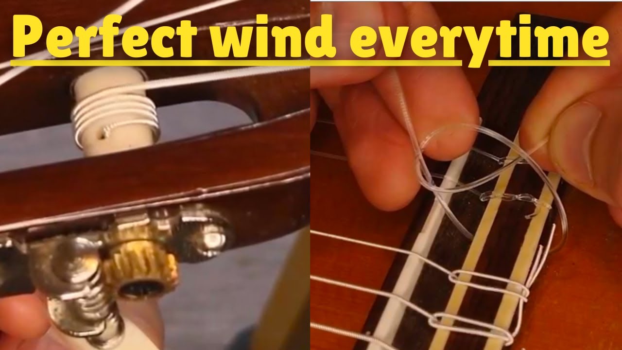 Classical/Folk Guitar String Change: the EASY way AND the TRADITIONAL ...