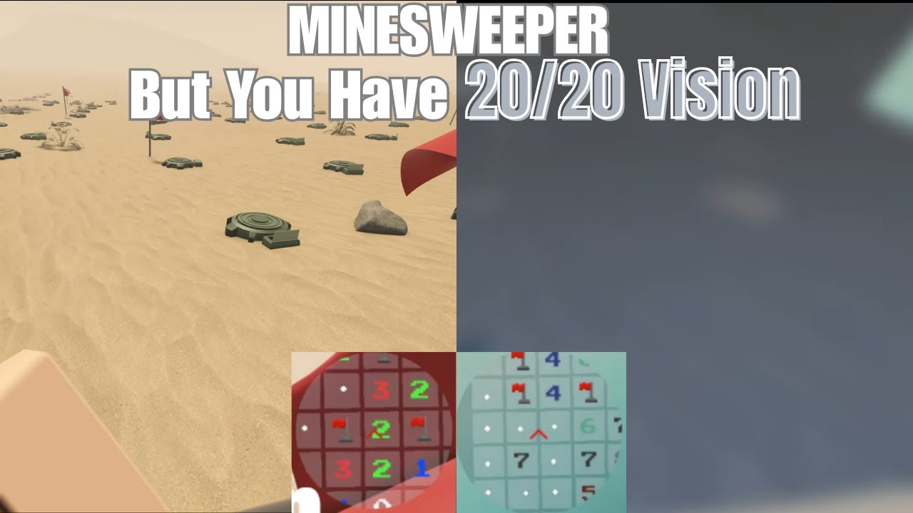 Roblox The Minefields - 20/20 Vision Gameplay - YouTube