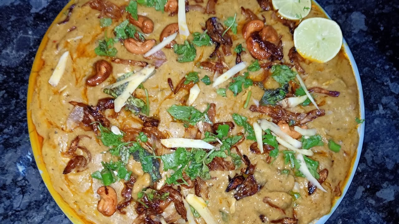 Chicken harees recipe 😋 | Hyderabadi style chicken harees recipe #trend ...