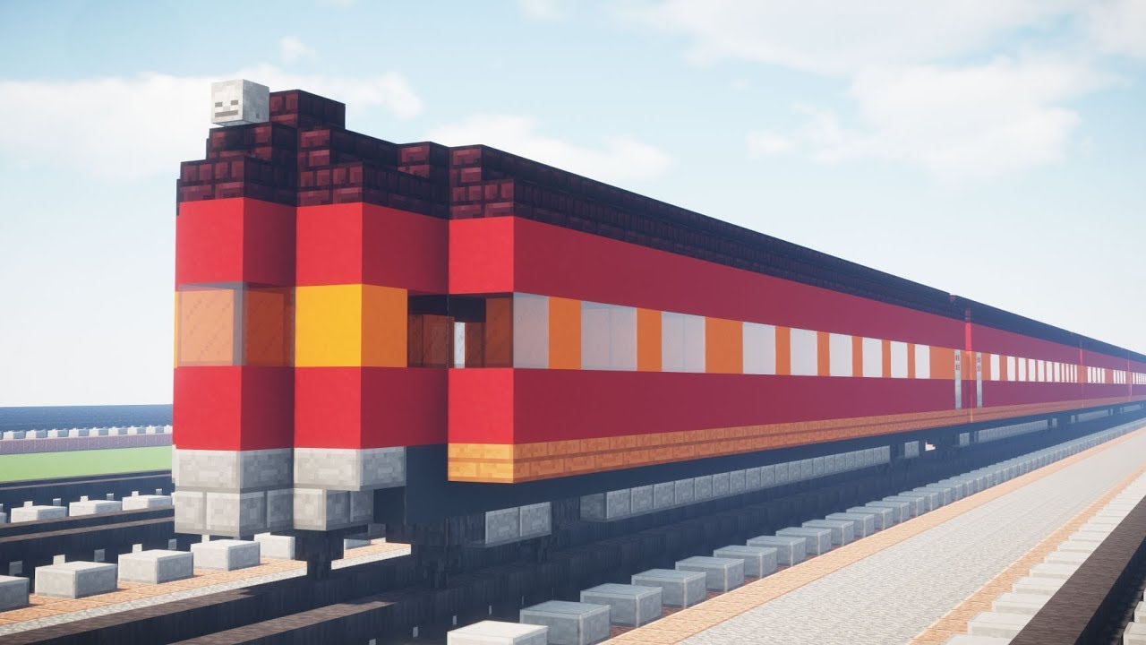 Minecraft Southern Pacific Daylight Coaches Tutorial - YouTube