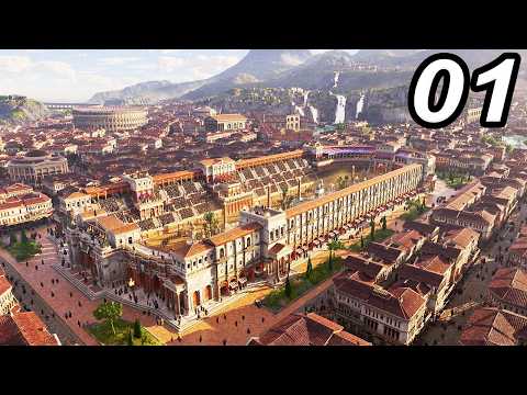 The Roman MEGA Construction Begins - Anno 117 HIPPODROME | Citybuilder Lets Play Part 01