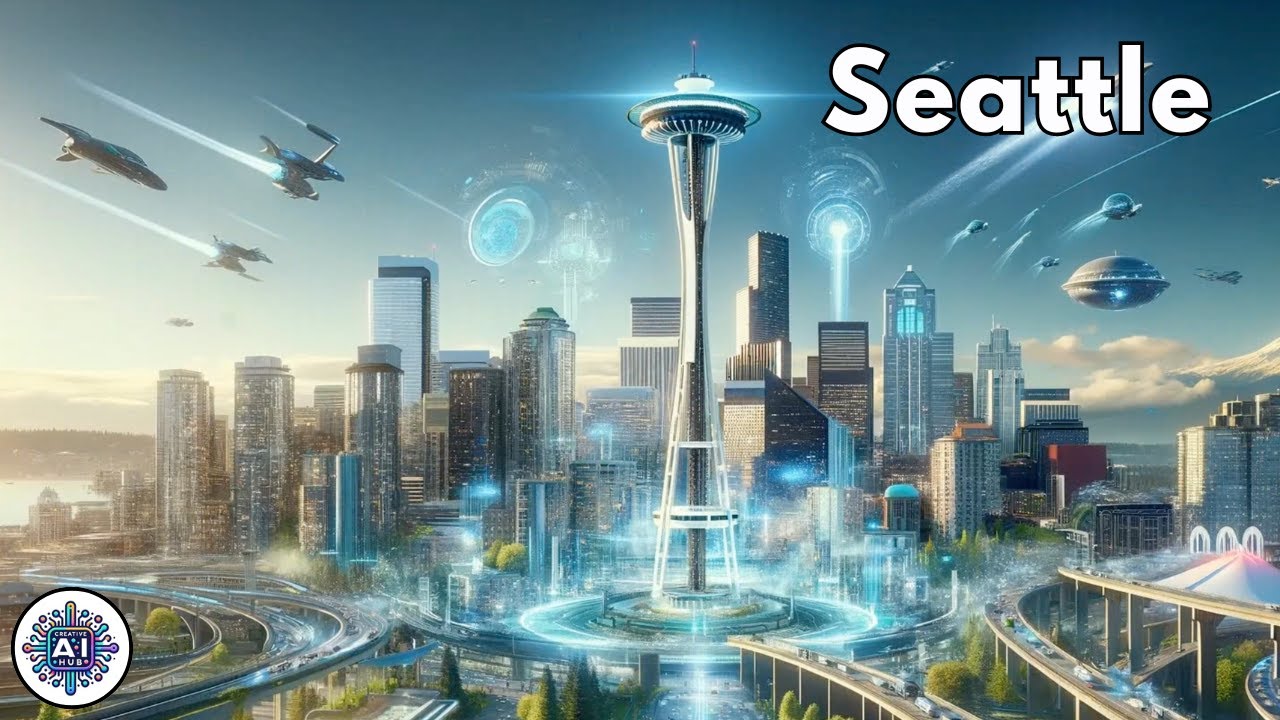 Asking AI how Seattle will look in 2100 - YouTube