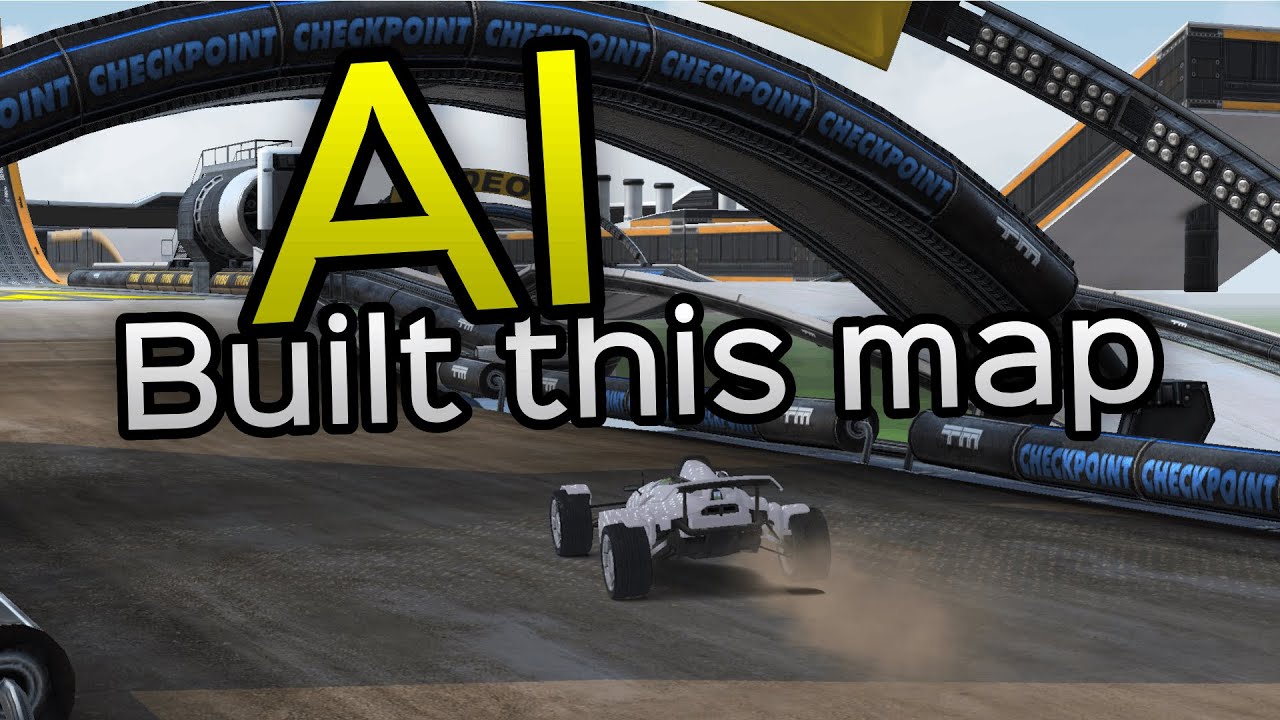 Trackmania AI builds map, I TAS it! - YouTube