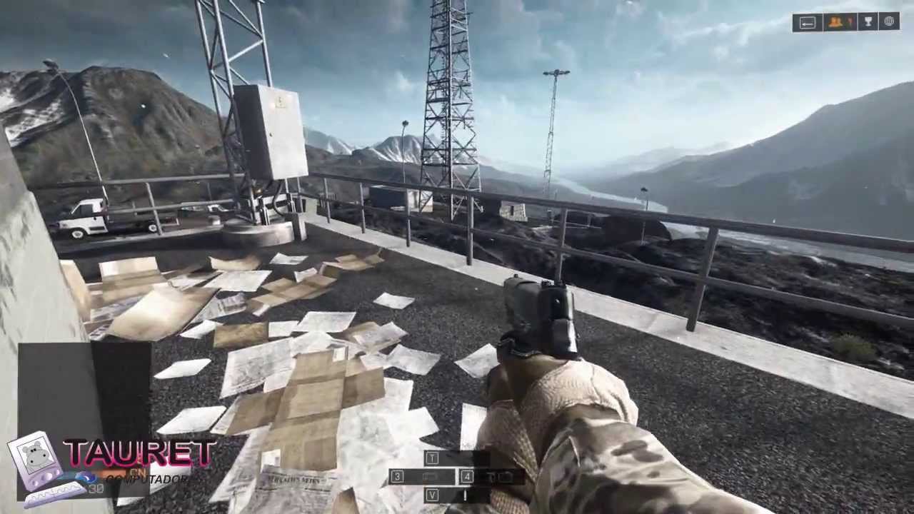 Battlefield 4 Multijugador - Sniper SRR-61 - Español - YouTube