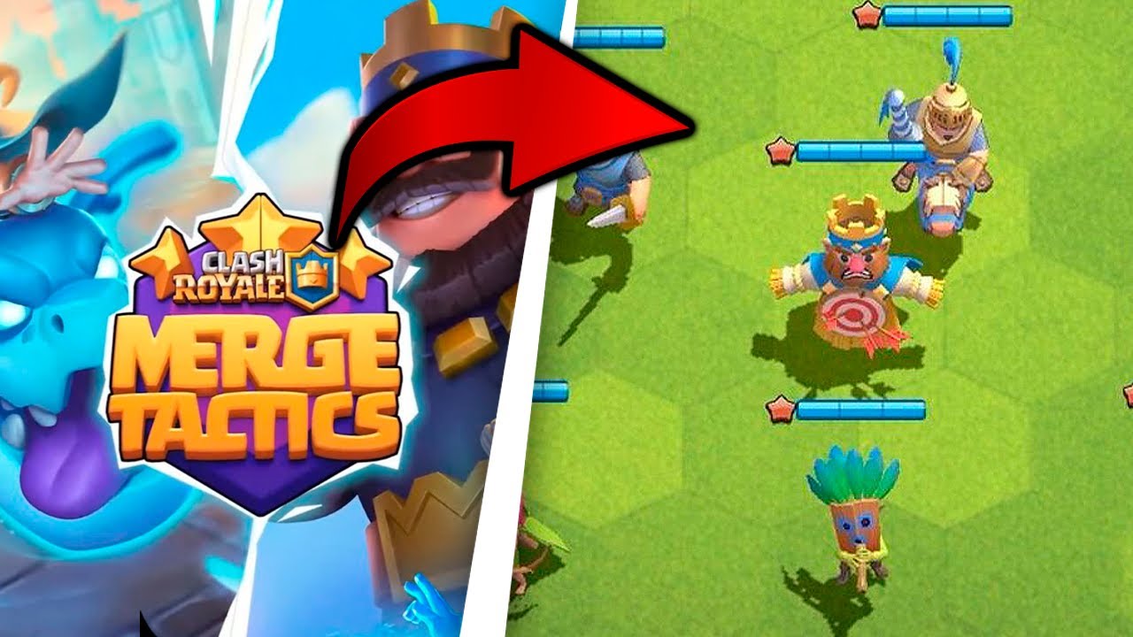 ME ENCANTA el NUEVO MODO de MERGE TACTICS en Clash Royale - YouTube