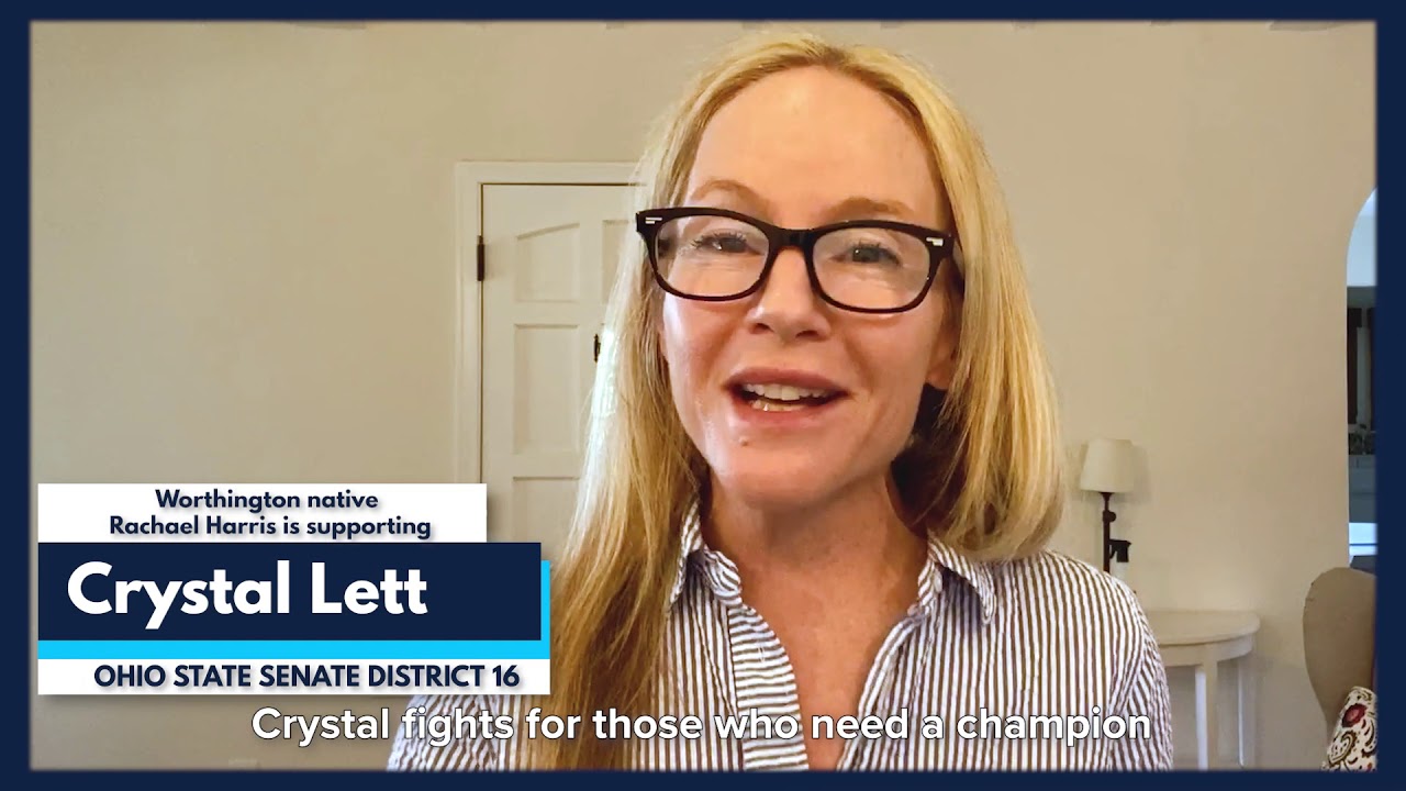 Rachel Harris Supporting Crystal Lett From Her Home State - YouTube