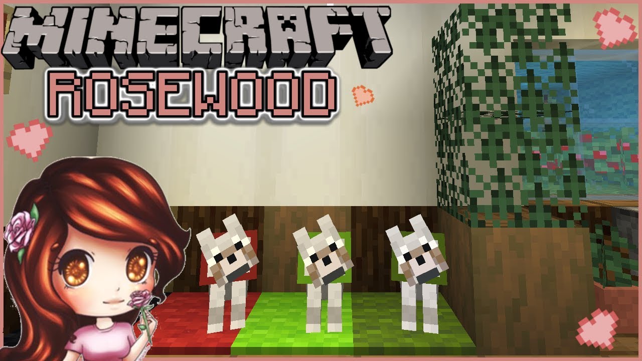 Puppy Play Room 🐶🌹| Minecraft 1.14 Rosewood | Day 63 - YouTube