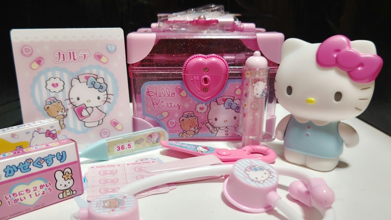 5 Minutes Satisfying Video~Hello Kitty Doctor Kit Collection~ASMR~Cute ...
