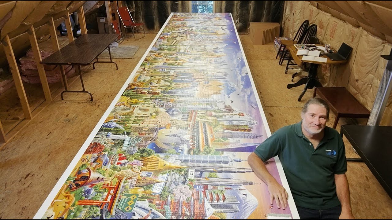 Educa 42,000 Piece Puzzle - Part 22 - YouTube