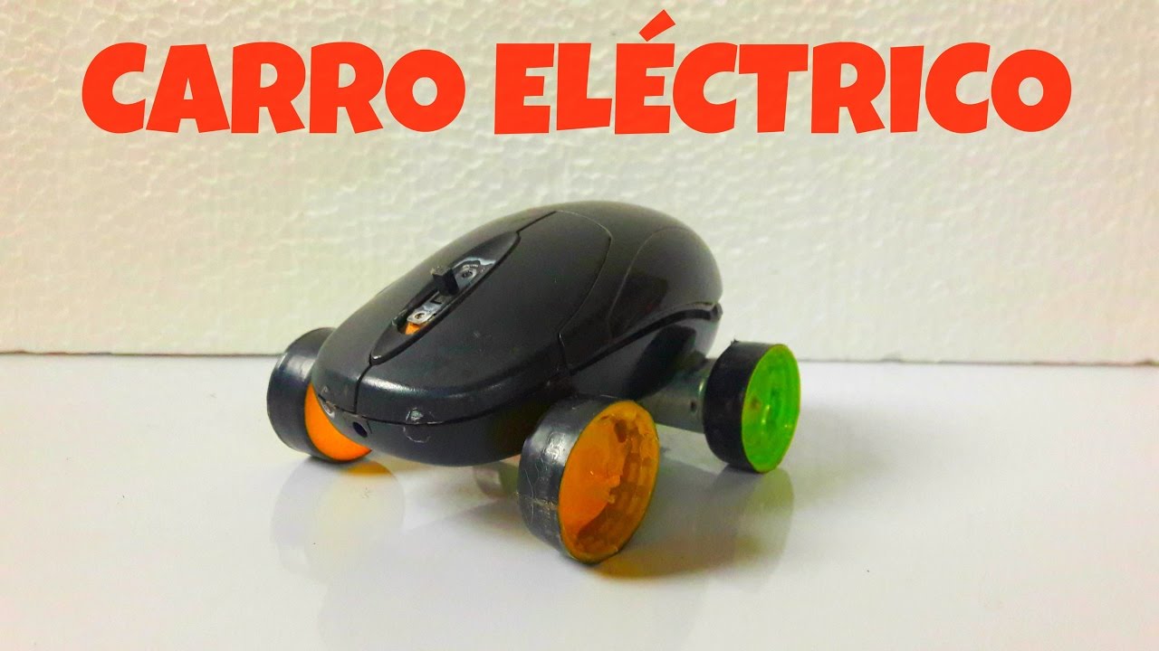 Cómo Hacer Un Coche Eléctrico Casero - Usando Un Mouse - YouTube