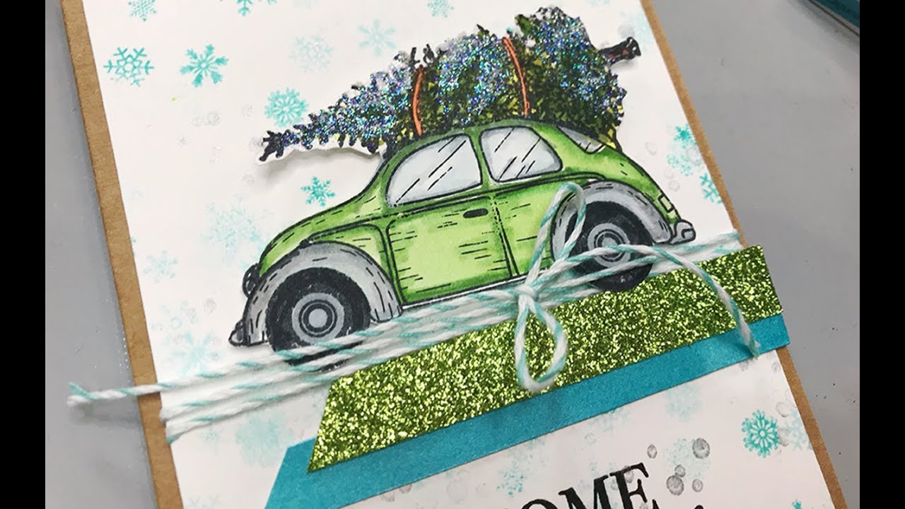 Stamped Backgrounds Tutorial with Creative Stamping 62 Gift - YouTube