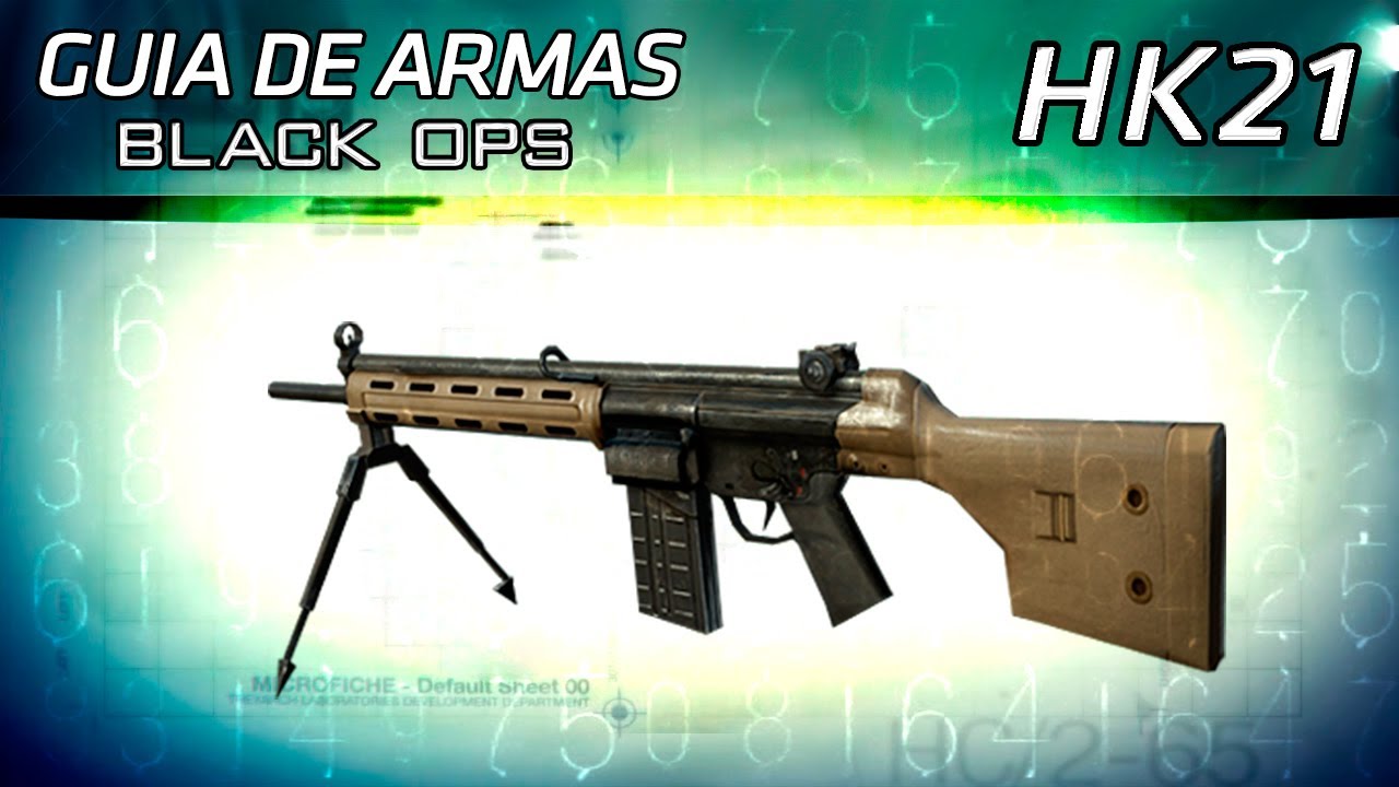 Guia de Armas Black Ops - HK21 - YouTube