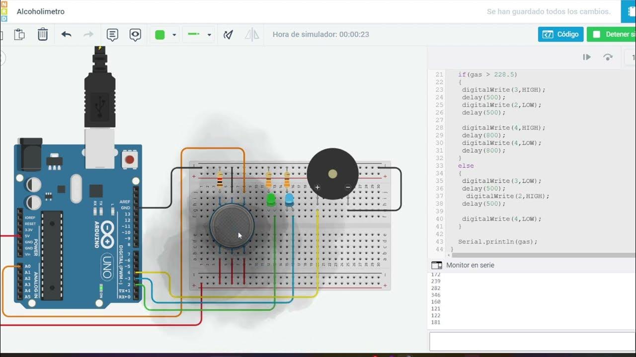 Alcoholimetro en Arduino - YouTube