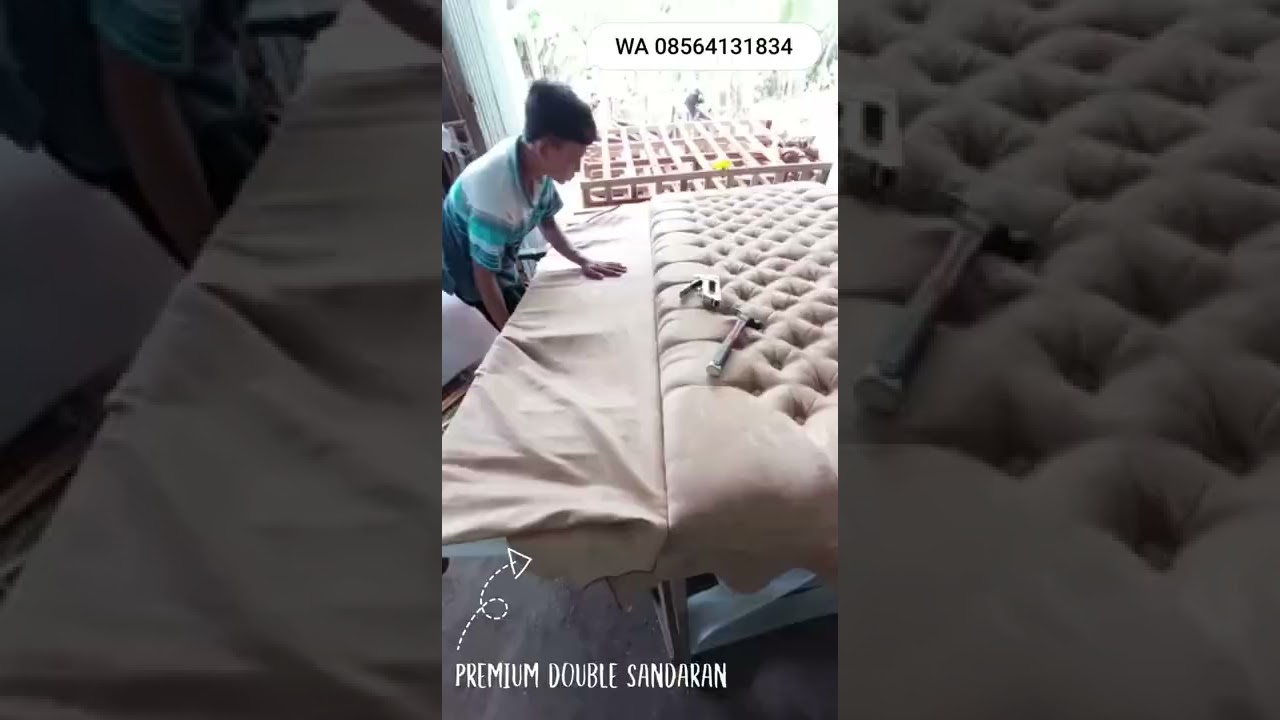 Dipan Premium Double Sandaran - YouTube