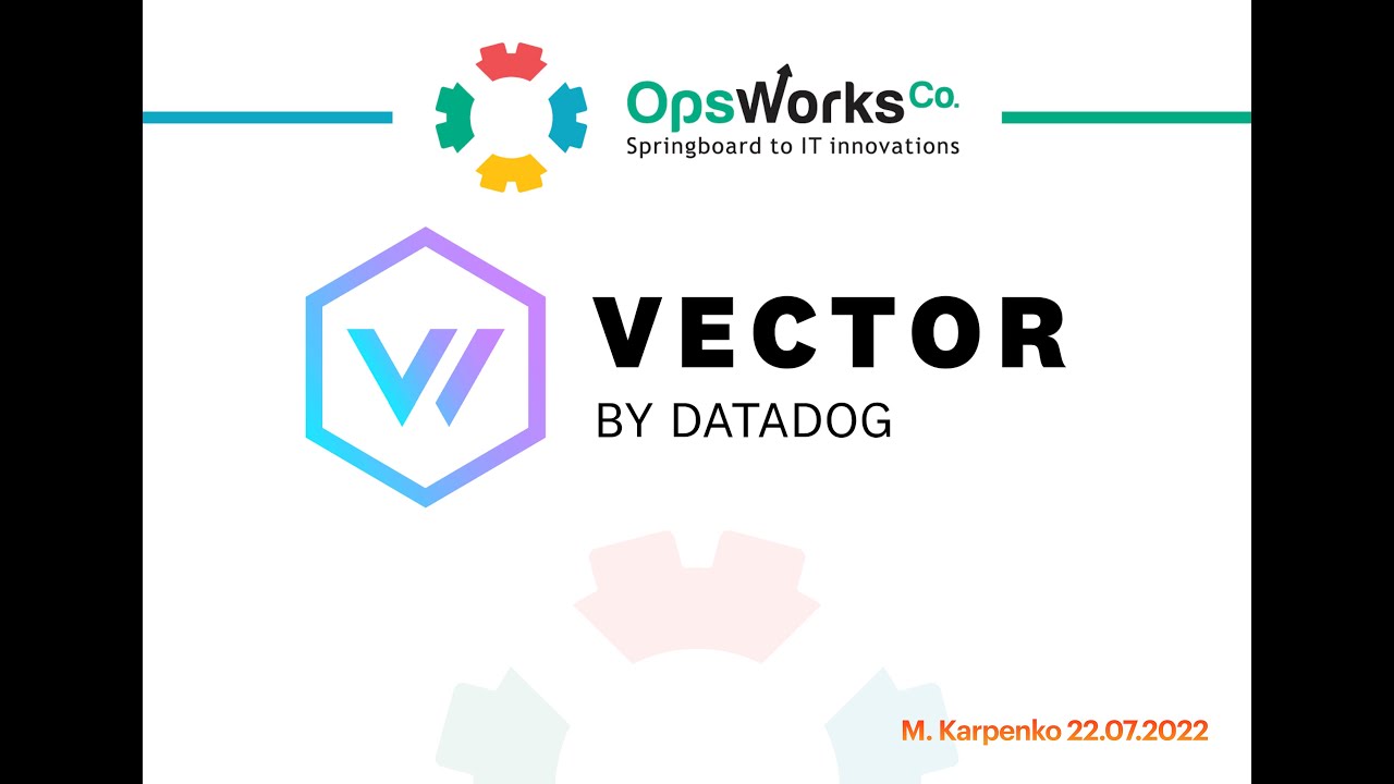 Vector as metrics and logs agent and aggregator - YouTube