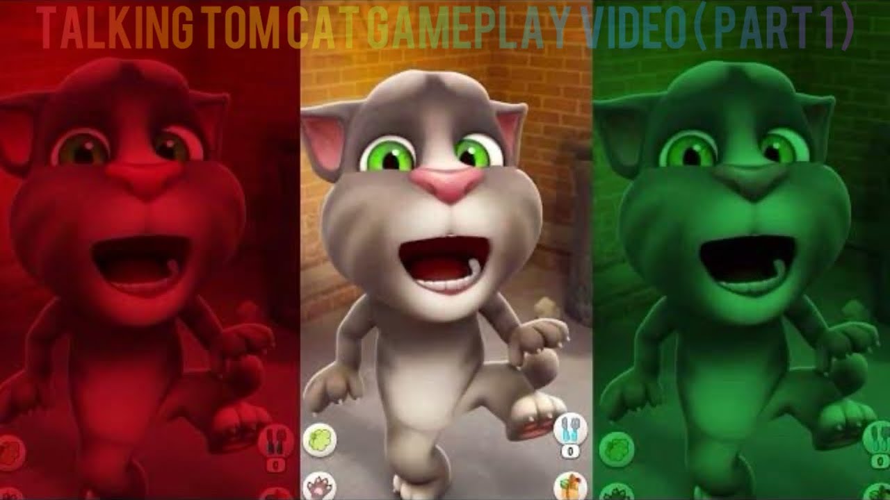 Talking tom cat gameplay video ( Part 1 ) - YouTube