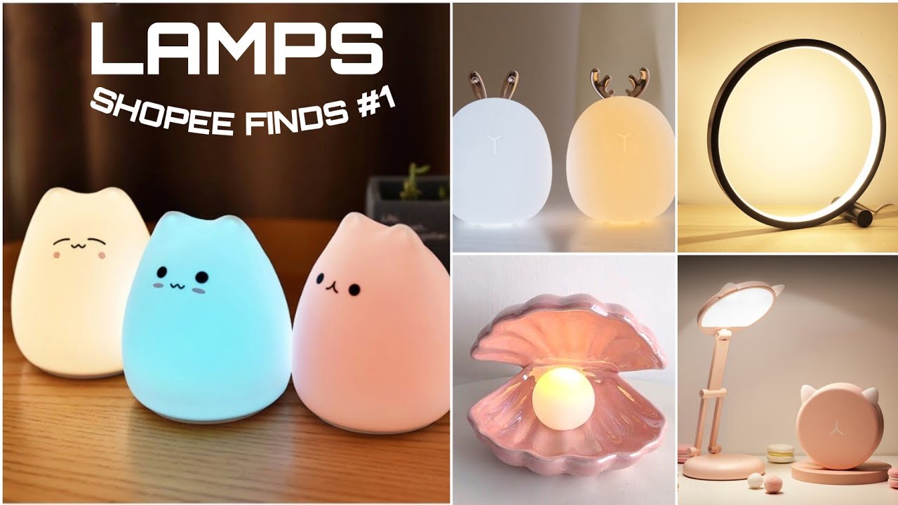 SHOPEE FINDS+links: LAMPS pt.1 - YouTube