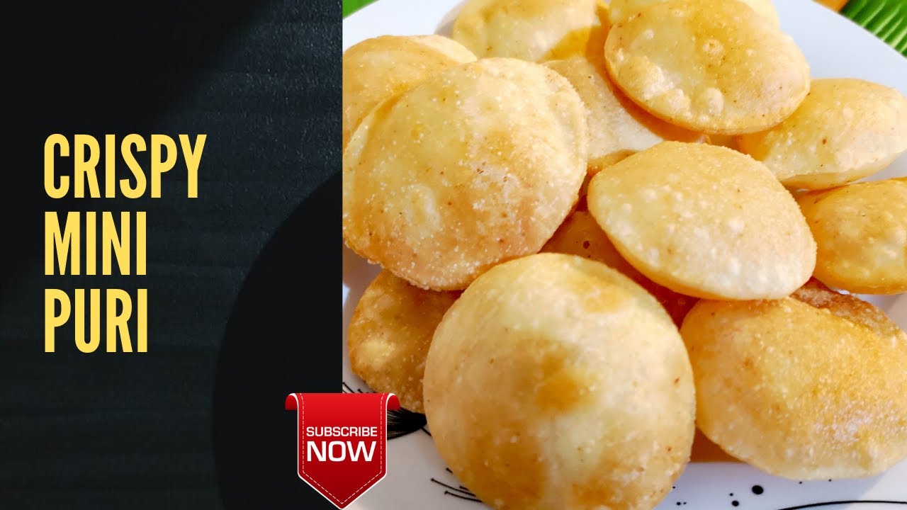 সুজির পুরি। Crispy Mini Puri - YouTube