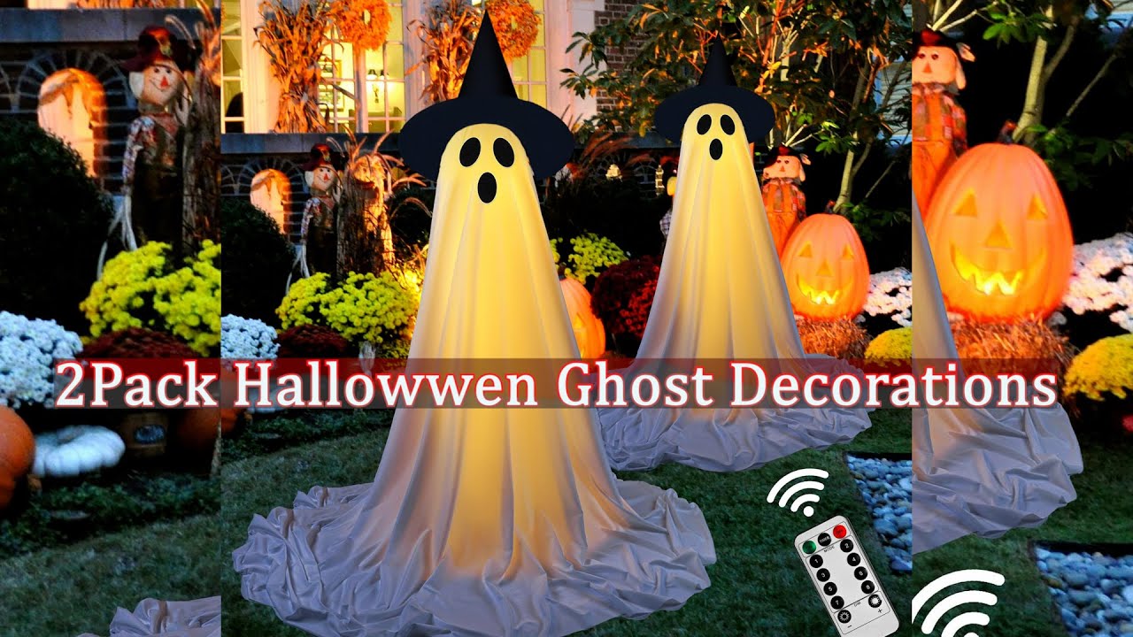 Ultimate Halloween Decor: Spooky Ghost Lights with Remote Control ...