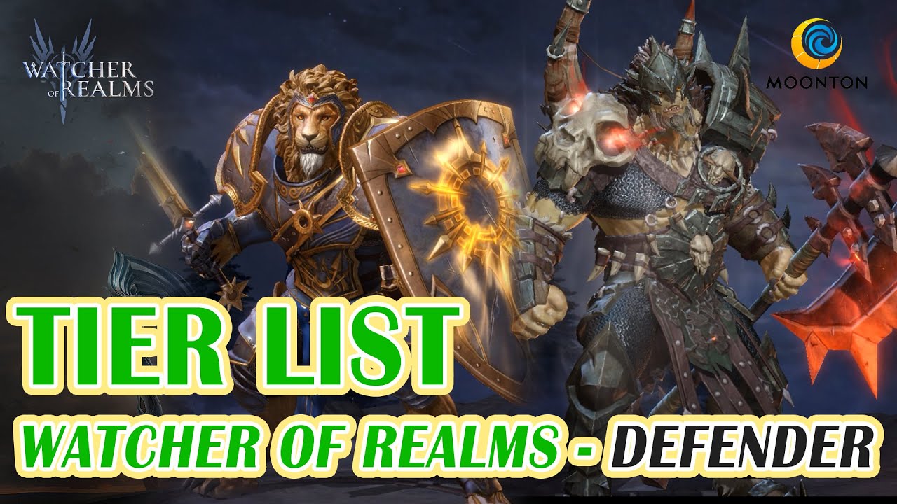 WATCHER OF REALMS | DEFENDER TIER LIST SEPTEMBER 2023 - YouTube