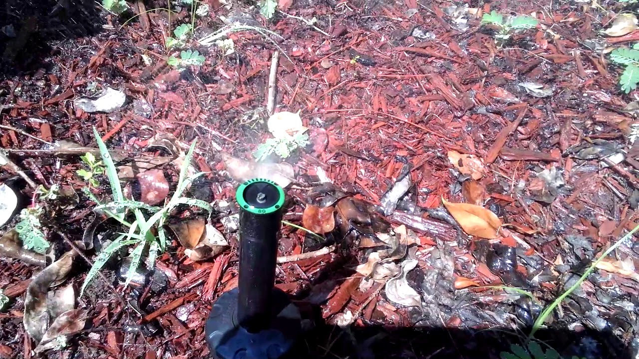Weather matic pop up sprinkler - YouTube