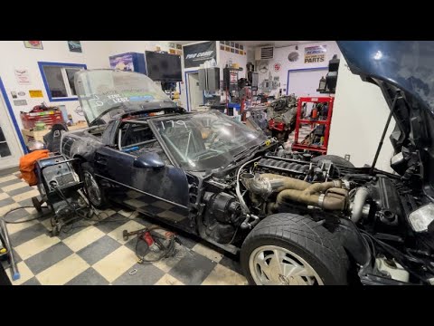C4 Corvette Roll Cage progress - YouTube