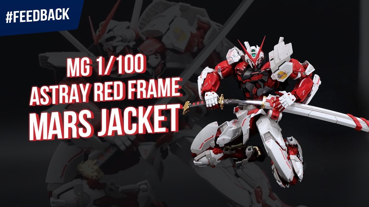 [Review] Chi tiết MG 1/100 Astray Red Frame Mars Jacket - YouTube