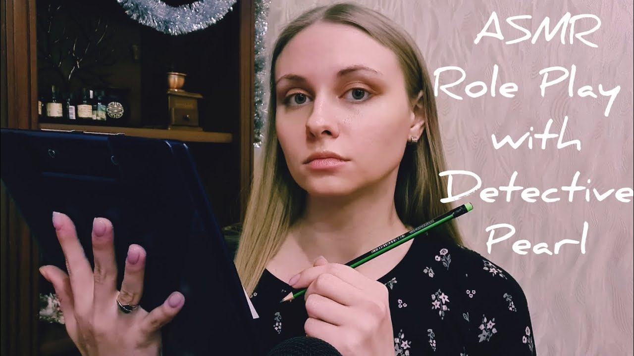 ASMR Role Play | Detective Pearl Draws the Suspect Based on Your ...