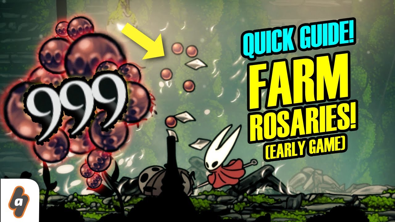 QUICK GUIDE: Best way to FARM rosaries in Hollow Knight Silksong (Early ...