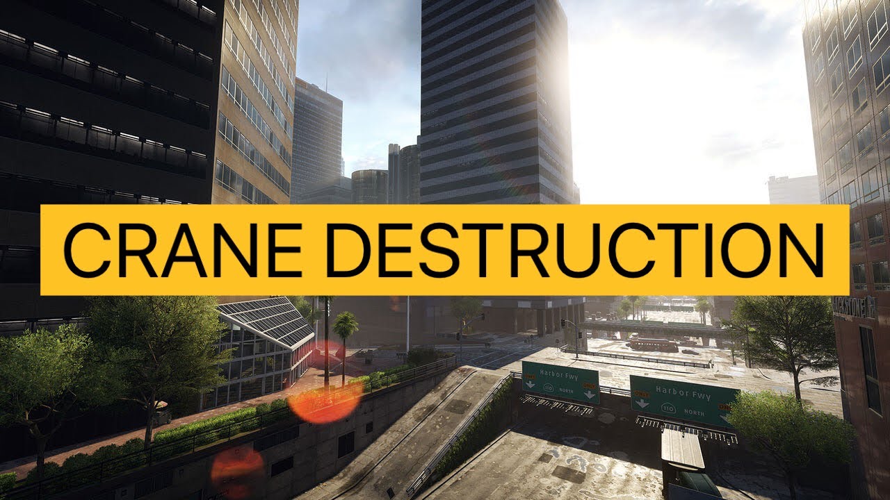 Battlefield Hardline Crane Destruction - YouTube