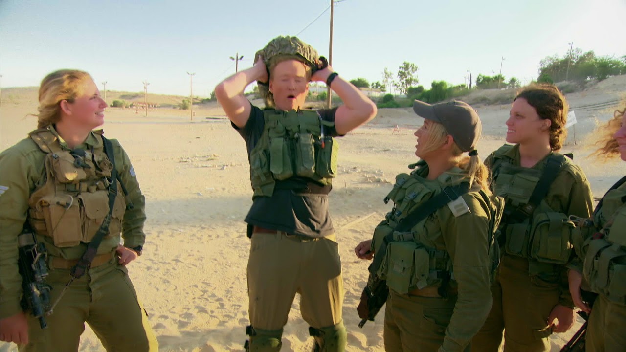 Conan Trains with the Women of the Israel Defense Forces - YouTube