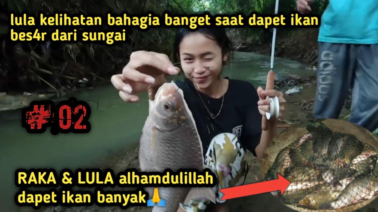 Lula awalnya cemberut*t, giliran dapet ikan bes4r langsung ter1ak ...