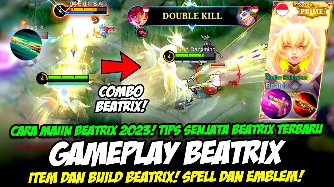 TUTORIAL & GAMEPLAY BEATRIX PRIME ITEM & BUILD BEATRIX TERSAKIT 2023 ...