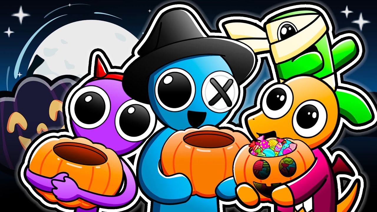 Rainbow Friends Halloween - ROBLOX ANIMATION - YouTube