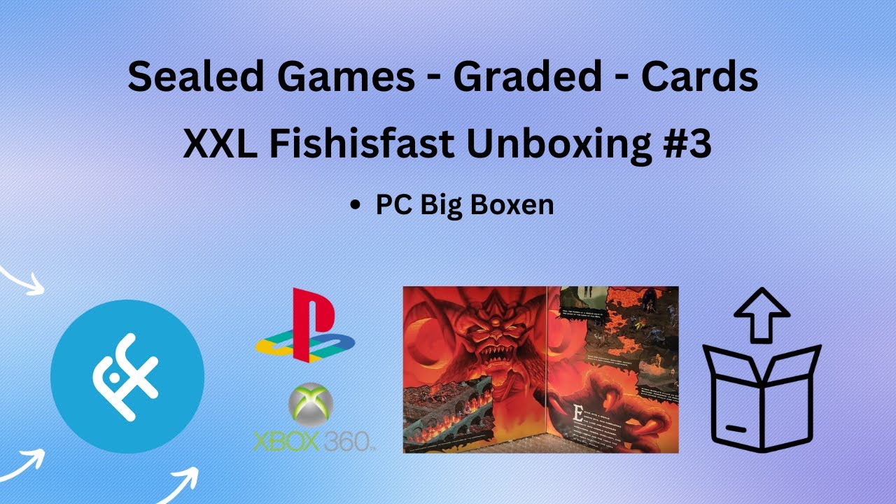 XXL Unboxing #3 - Sealed Games - Graded Games - Cards - PC Big Boxen ...