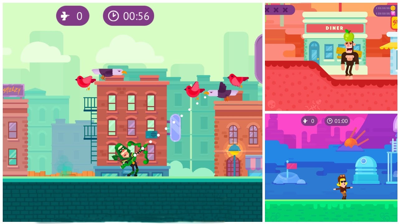 BOWMASTERS - Gameplay Walkthrough Part-1 - YouTube