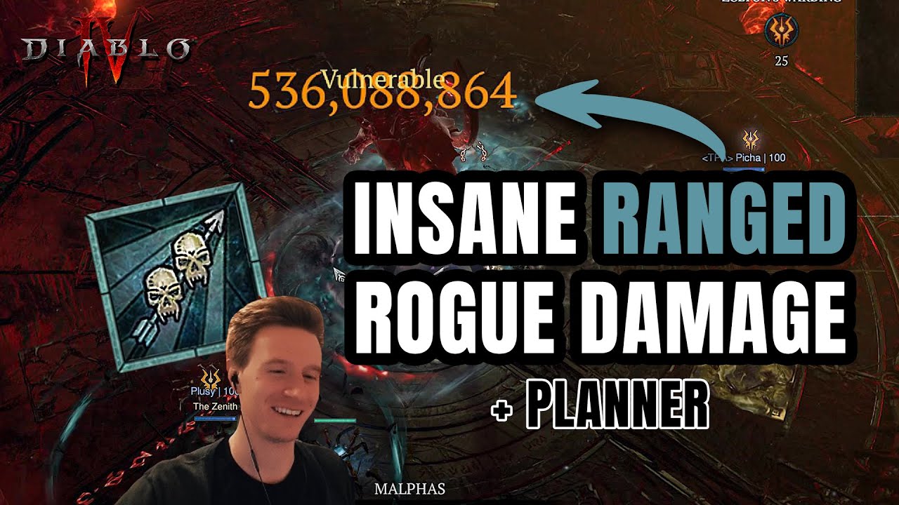INSANE RANGED ROGUE DAMAGE - Pen Shot Boss Killer in Season 3 Diablo 4 ...
