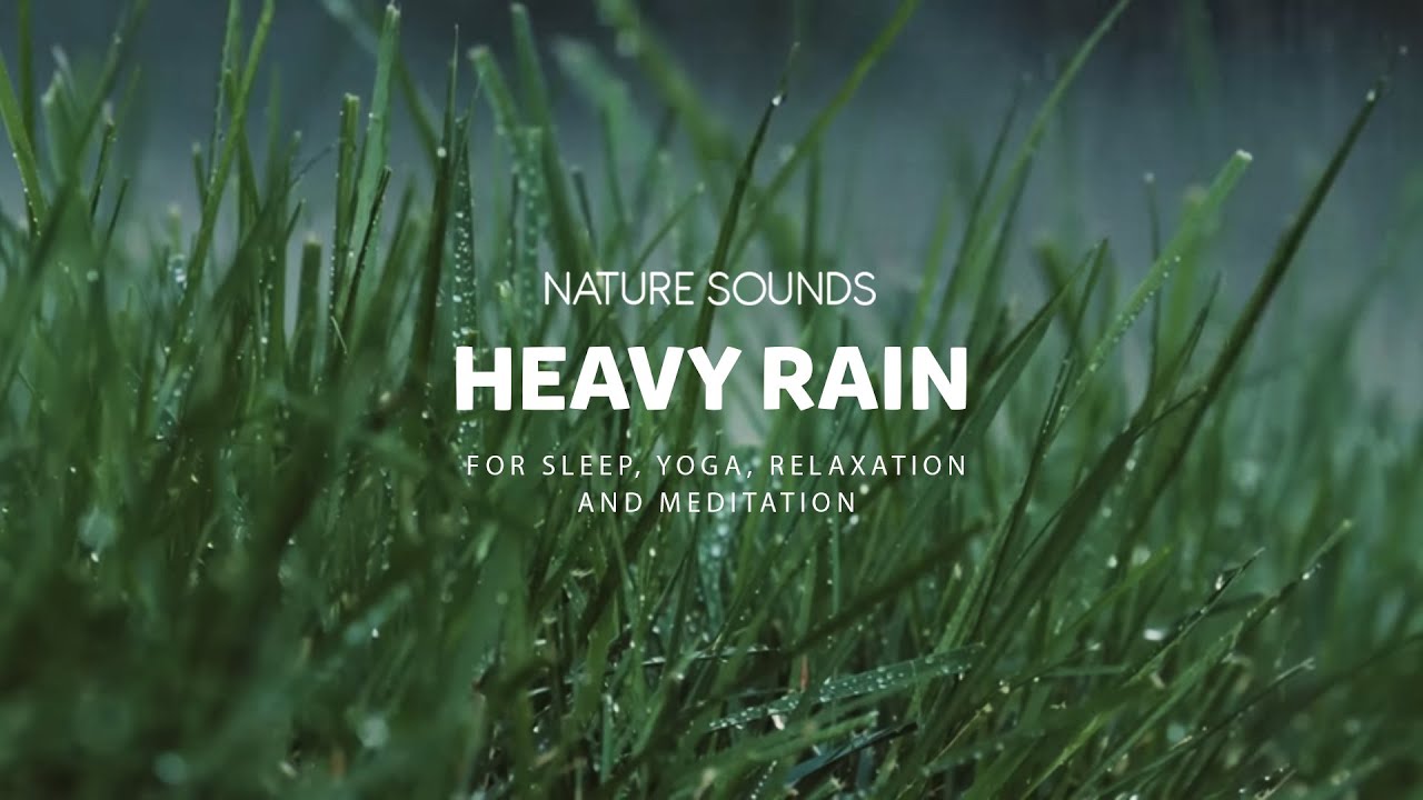Rain Sound with Thunder SoundsㅣHeavy Rain for Sleep, Study and ...