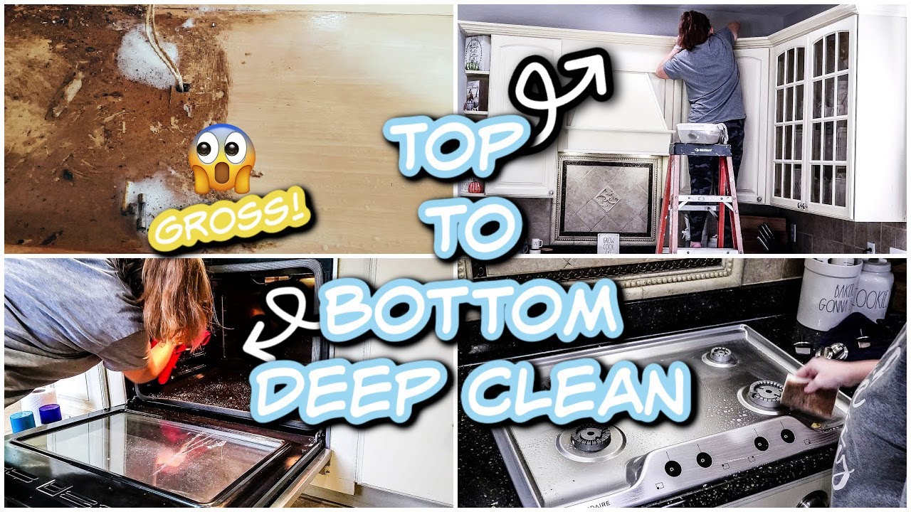EXTREME Satisfying Filthy Kitchen DEEP Clean with me 2020 | Dirty Nasty ...